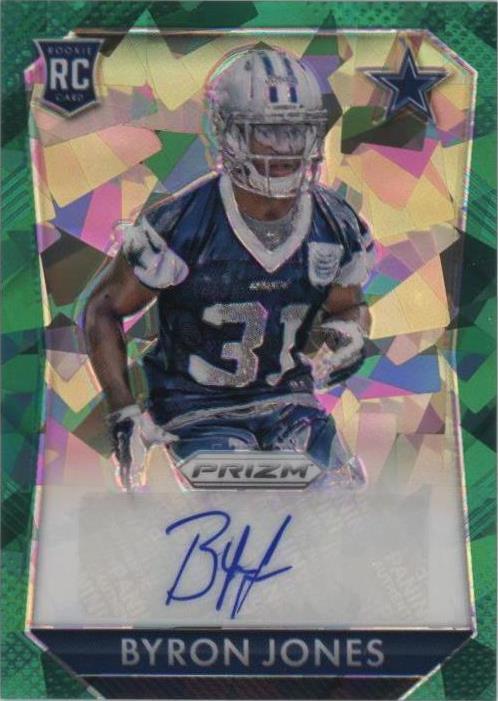 2015 Panini Prizm - Rookie Signatures Green Crystal Prizm #RS-BJ Byron ...