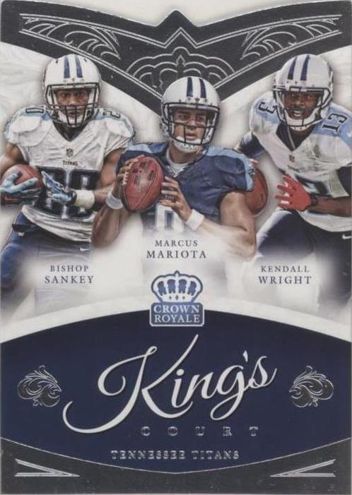2015 Panini Crown Royale - King's Court Die-Cuts Marcus Mariota ...