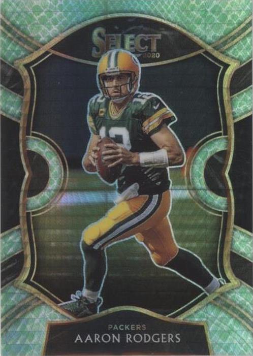 2020 Panini Select - Concourse Aaron Rodgers #12 Dragon Scale Prizm /67 ...