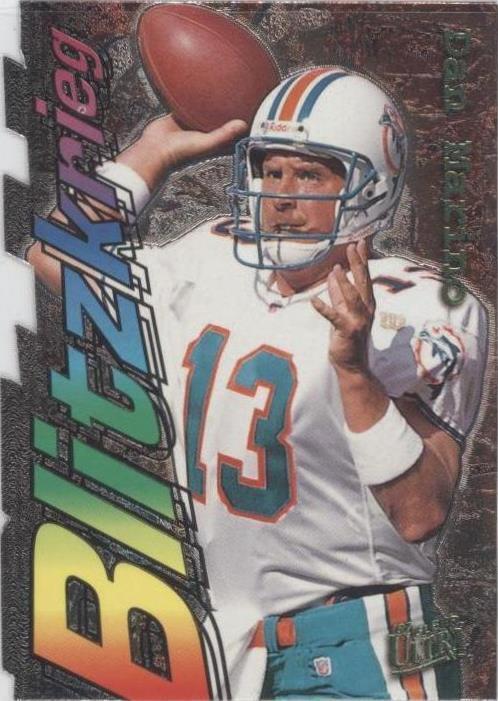 1997 Fleer Ultra - Blitzkrieg Dan Marino #5 Die-Cut for sale online | eBay