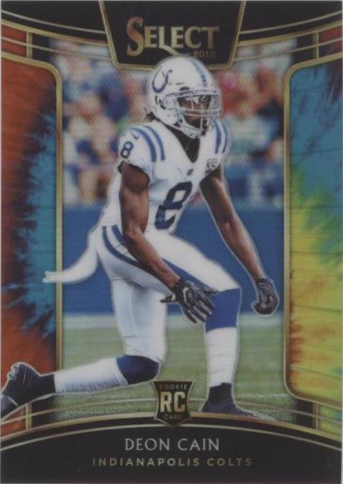 2018 Panini Select - Concourse Deon Cain #6 Tie-Dye Prizm /25 (RC) for ...