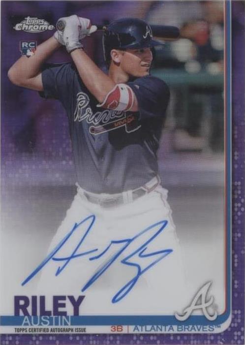 2019 Topps Chrome - Rookie Autographs Purple Refractor #RA-AR Austin ...
