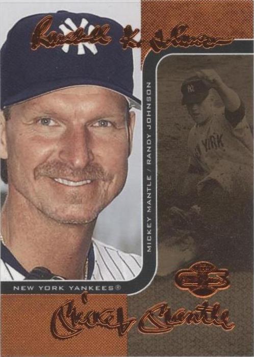 2006 Topps Co-Signers - Changing Faces Gold #41-B Randy Johnson, Mickey ...