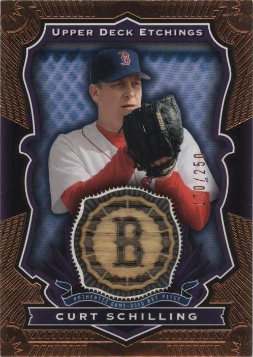 2004 Upper Deck Etchings - Baseball Etching Bats Purple #BE-CS Curt ...