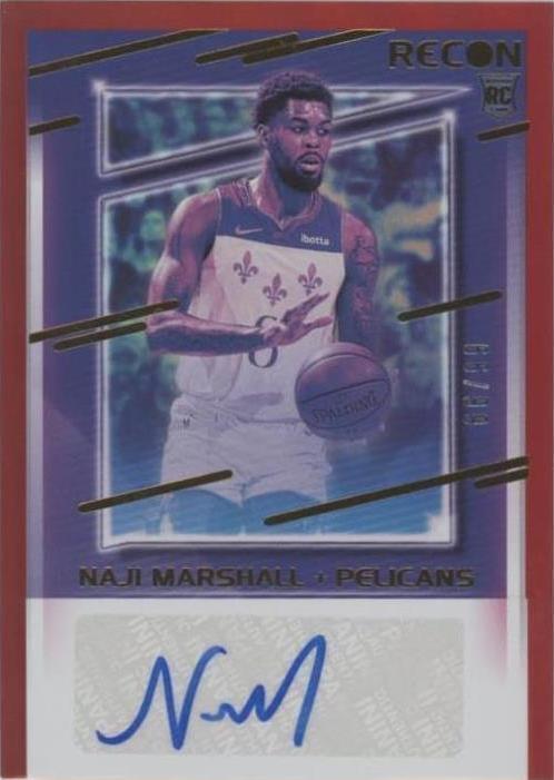 2020-21 Panini Recon - Rookie Recon Signatures Naji Marshall #RRS-NAJ ...