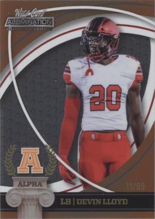 2021 Wild Card Alumination NIL Collegiate Edition - Alpha Orange #ANA ...