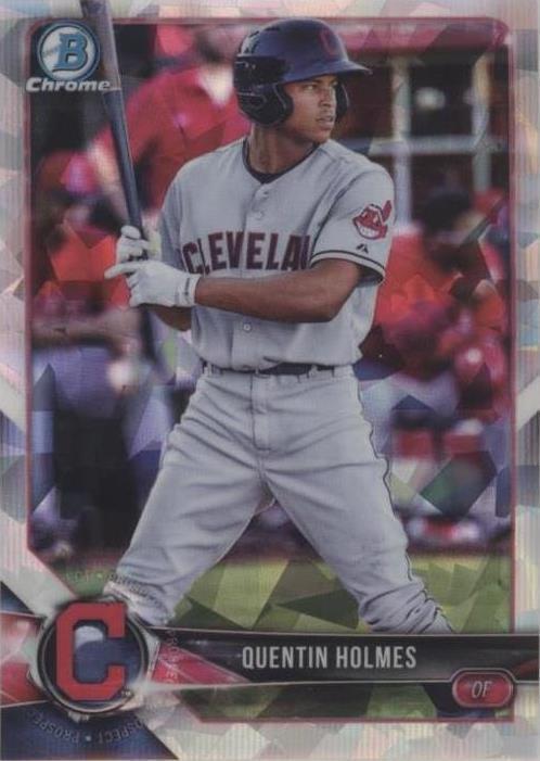 2018 Bowman - Chrome Prospects Quentin Holmes #BCP88 Atomic Refractor ...