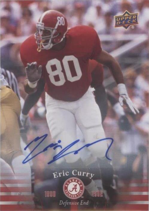 2012 Upper Deck University of Alabama - Eric Curry #59 Autographs (AU ...