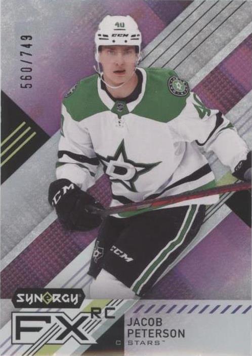 2021-22 Upper Deck Synergy - Synergy Fx Rookies Jacob Peterson #FXR-PE ...
