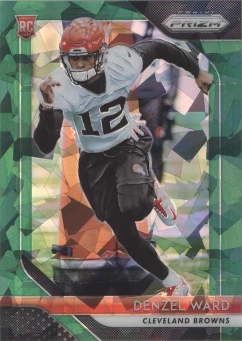 2018 Panini Prizm - Rookie Green Crystals Prizm #241 Denzel Ward /75 ...