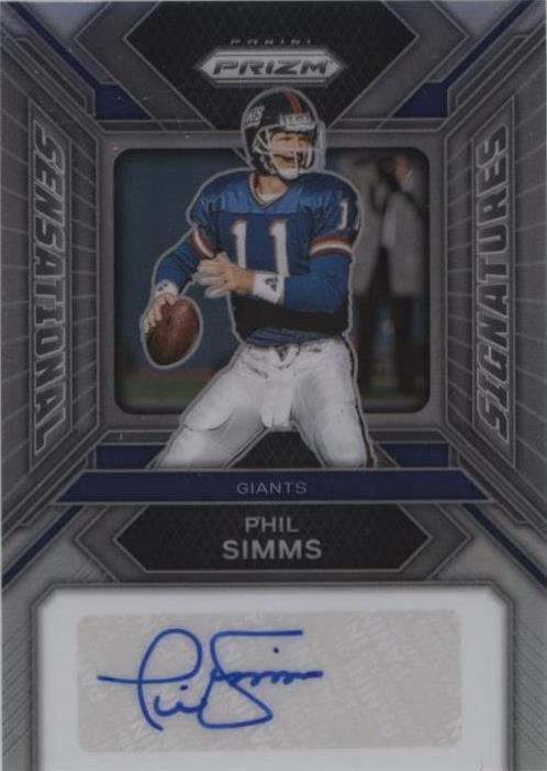 2023 Panini Prizm - Sensational Signatures Phil Simms #SS-PS /149 (AU ...