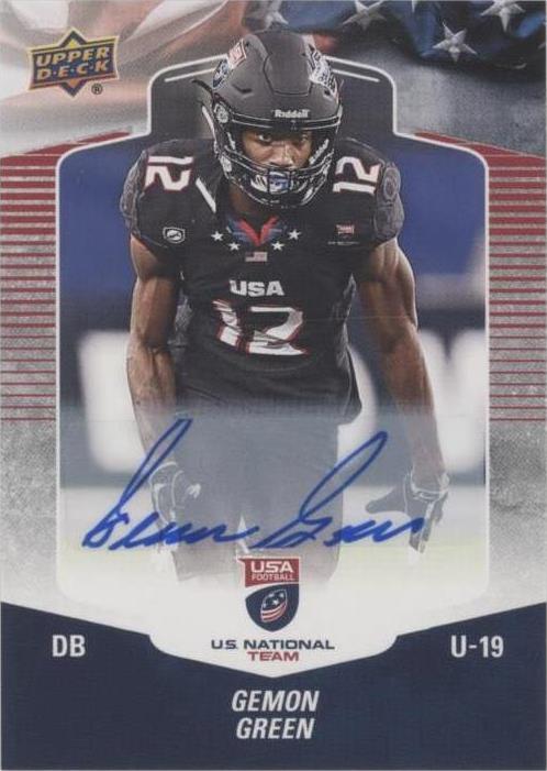 2018 Upper Deck USA Football - Autographs #7 Gemon Green (AU, RC) for ...