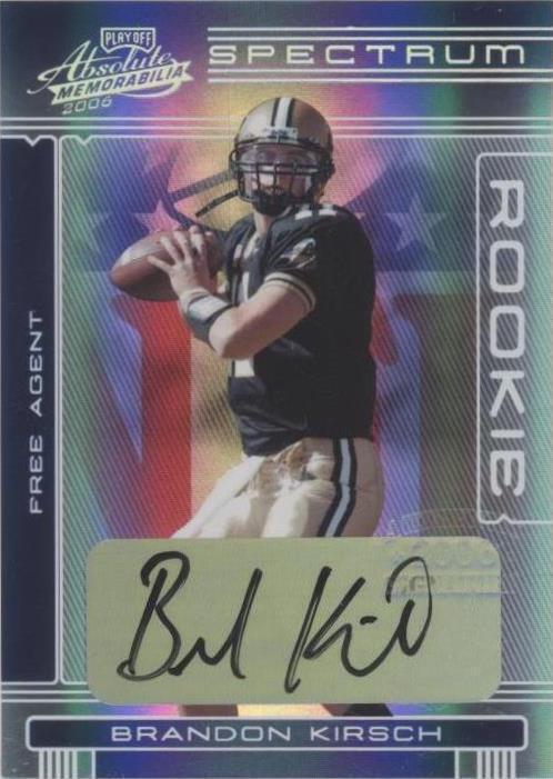 2006 Playoff Absolute Memorabilia - Rookie Brandon Kirsch #157 Spectrum ...