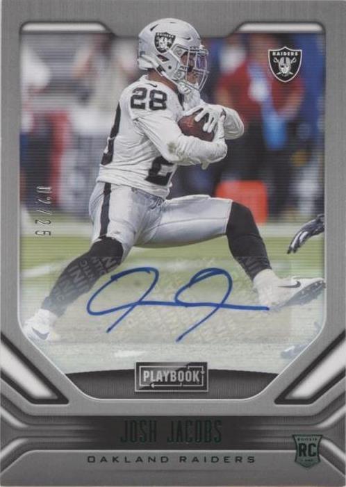 2019 Panini Playbook - Rookies Signatures Signatures Green #108 Josh ...