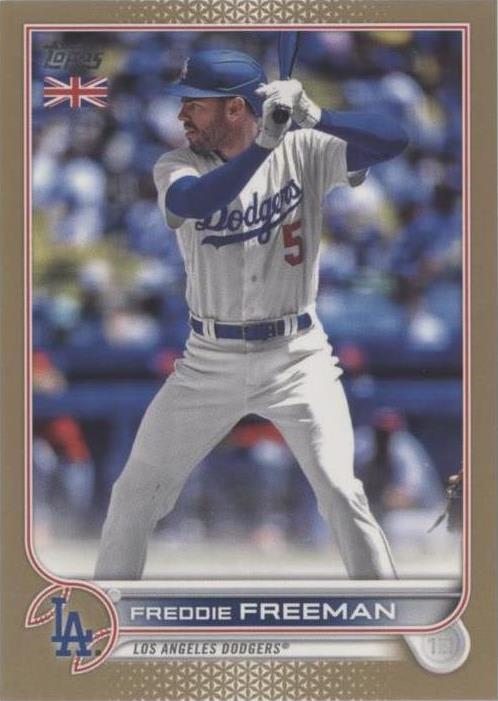 2022 Topps UK Edition - Gold #160 Freddie Freeman /25 for sale online ...