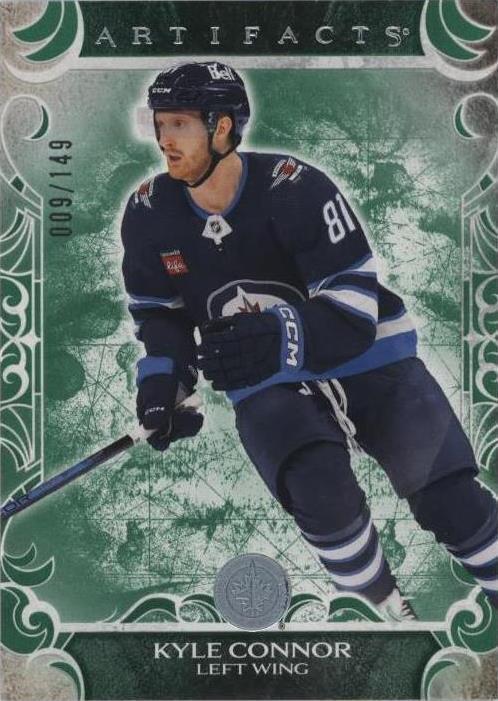 2024-25 Upper Deck Artifacts - Kyle Connor #82 Emerald /149 for sale ...
