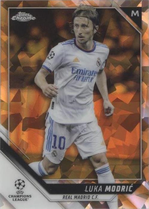 2021-22 Topps Chrome UCL Sapphire Edition - Orange Refractor #85 Luka ...