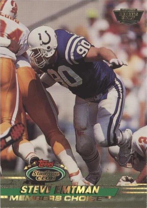 1993 Topps Stadium Club - Steve Emtman #243 Members Only for sale ...