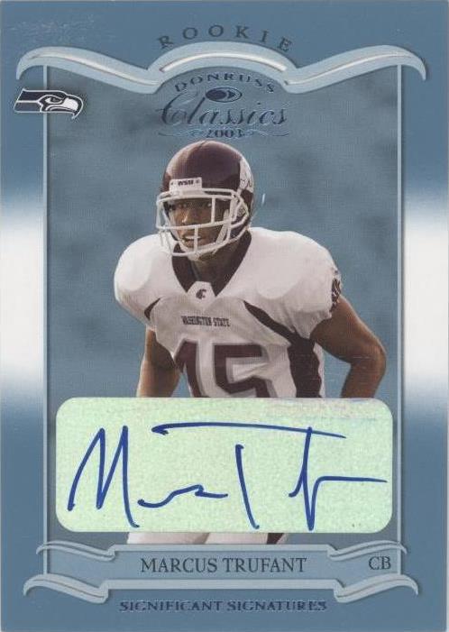 2003 Donruss Classics - Significant Signatures #242 Marcus Trufant /250 ...