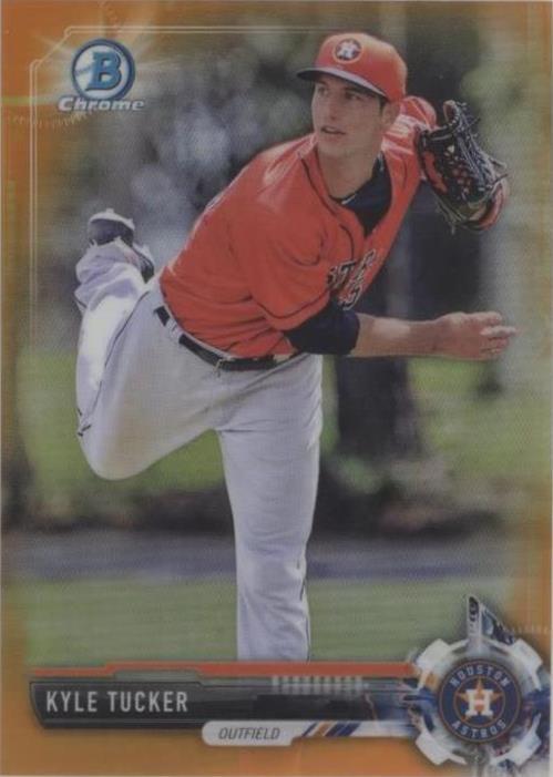2017 Bowman Draft - Chrome Orange Refractor #BDC-183 Kyle Tucker /25 (RC) for sale online | eBay