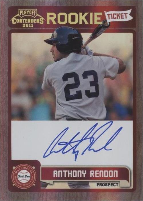 2011 Playoff Contenders - Rookie Tickets Signatures #RT10 Anthony ...