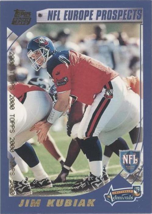 2000 Topps - NFL Europe Prospects Jim Kubiak #356 (RC) for sale online ...