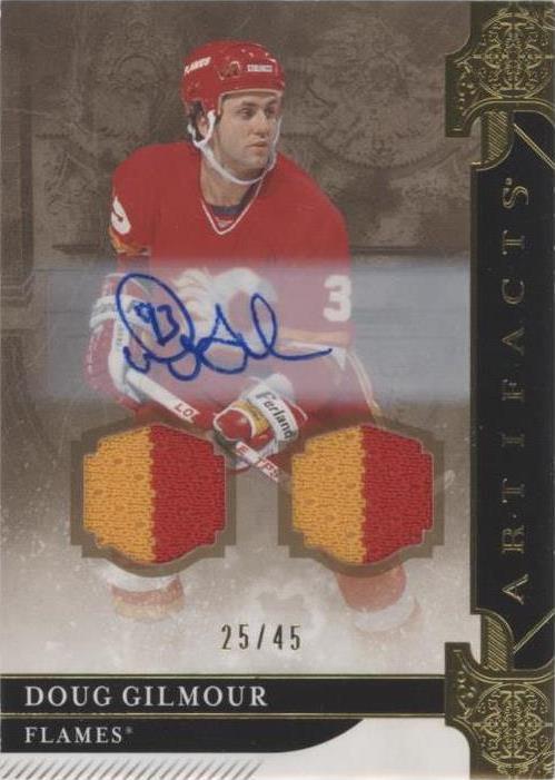 2019-20 Upper Deck Artifacts - Legends Gold Autograph Material Relics ...