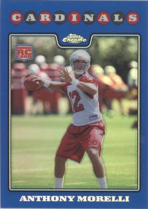 2008 Topps Chrome - Blue Refractor #TC180 Anthony Morelli (RC) for sale ...