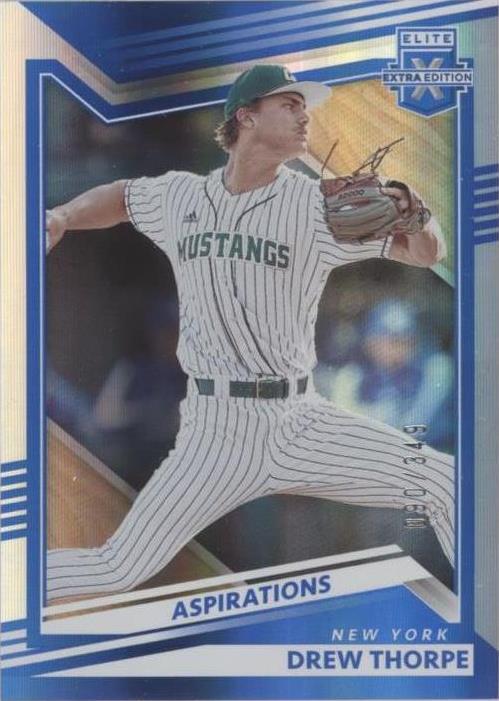 2022 Panini Elite Extra Edition - Aspirations Blue #61 Drew Thorpe /349 ...