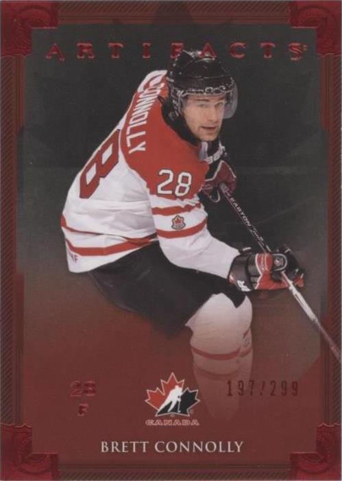 2013-14 Upper Deck Artifacts - Team Canada Ruby #126 Brett Connolly ...