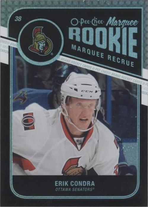 2011-12 O-Pee-Chee - Marquee Rookie Rainbow Foil Black Border #564 Erik ...