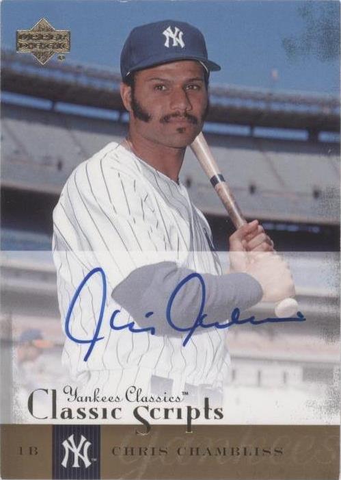 2004 Upper Deck Yankees Classics - Classic Scripts #AU-7 Chris ...