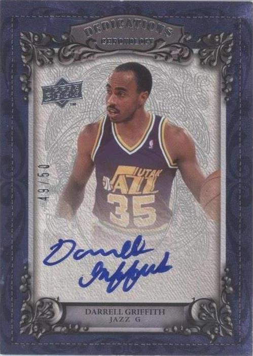 2007-08 Upper Deck Chronology - Dedications Autographs #D-DG Darrell Griffith /50 (AU) for sale ...