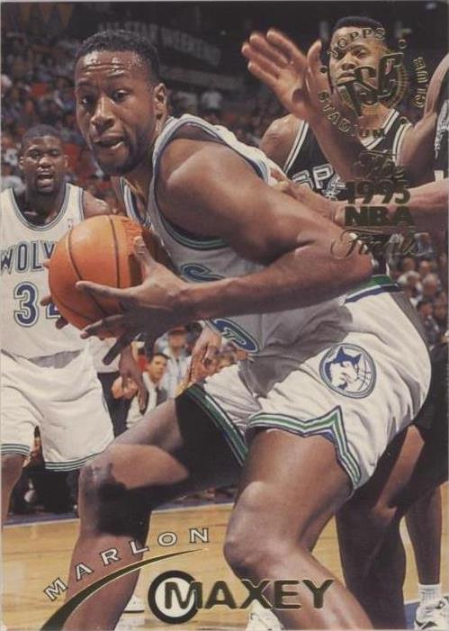 1994-95 Topps Stadium Club - The 1995 NBA Finals #25 Marlon Maxey for ...
