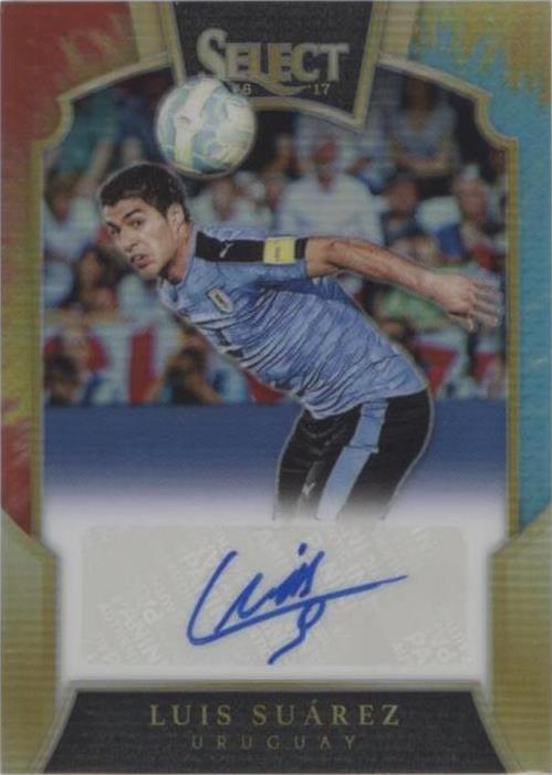 2016-17 Panini Select - Signatures Tie-Dye Prizm #S-LS Luis Suarez /30 ...