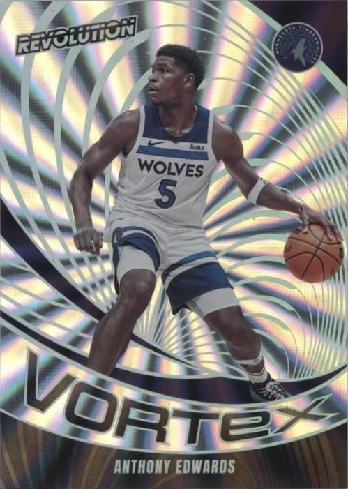 2023-24 Panini Revolution - Vortex Anthony Edwards #34 Sunburst /75 for ...