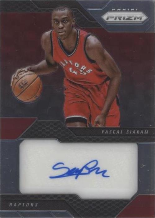 2016-17 Panini Prizm - Rookie Signatures #23 Pascal Siakam (AU, RC) for ...