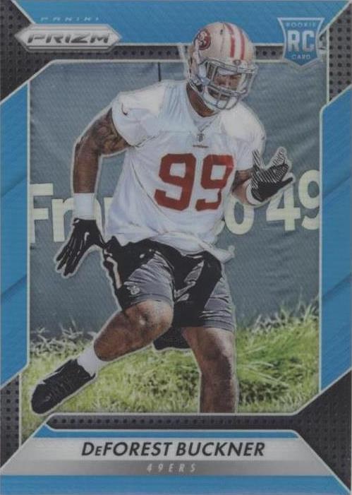2016 Panini Prizm - Rookie Light Blue Prizm #203 DeForest Buckner /199 ...