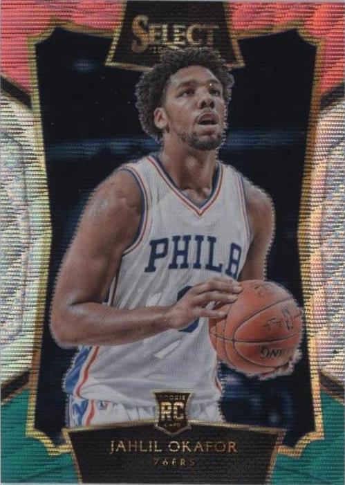 2015-16 Panini Select - Concourse Jahlil Okafor #74 Tri-Color Prizm (RC ...
