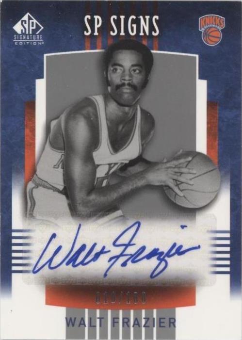 2004-05 SP Signature Edition - Sp Signs Walt Frazier #SPS-WF /100 (AU ...