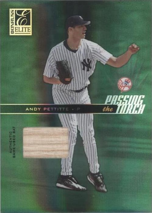 2004 Donruss Elite - Passing the Torch Bats #PT-2 Andy Pettitte /200 ...