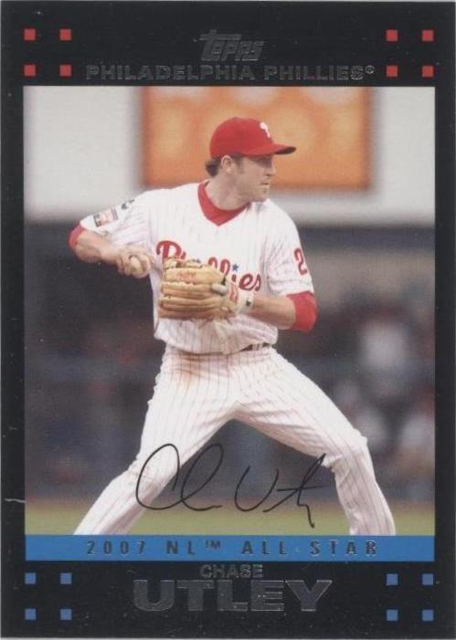 2007 Topps Updates & Highlights - All-Star Red Back #UH225 Chase Utley ...