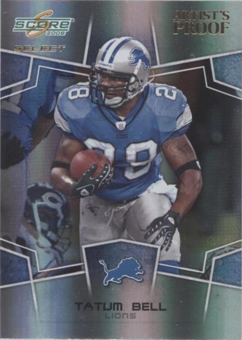 2008 Score Select - Artist's Proof #98 Tatum Bell /32 for sale online ...