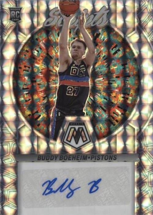 2022-23 Panini Mosaic - Rookie Scripts Buddy Boeheim #RS-BOE (AU, RC ...