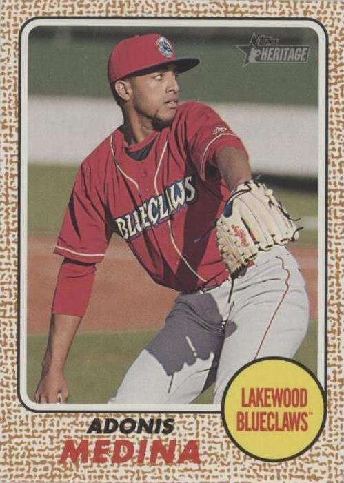 2017 Topps Heritage Minor League Edition - #21 Adonis Medina (RC) for ...