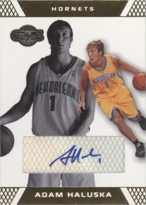 2007-08 Topps Co-Signers - Gold Rookie Autographs #57 Adam Haluska /25 ...