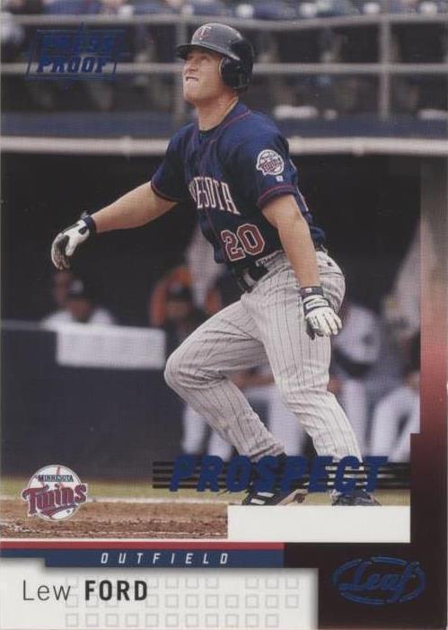 2004 Leaf - Prospect Lew Ford #241 Press Proof Blue /100 for sale ...