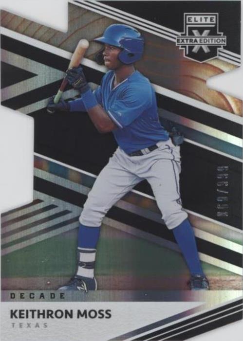 2020 Panini Elite Extra Edition - 203rd Decade Die-Cut /999 incorrectly ...