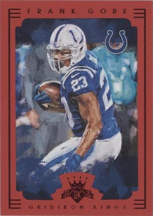 2015 Panini Gridiron Kings - Frank Gore #14 Red Frame for sale online ...