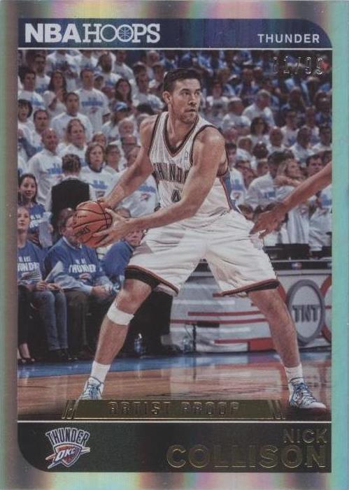 2014-15 NBA Hoops - Artist's Proof #82 Nick Collison /99 for sale ...